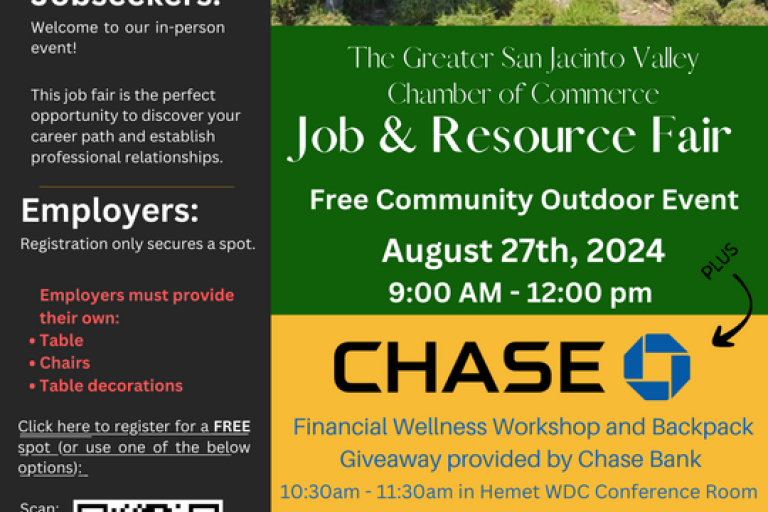 Hemet Job & Resource Fair | Riverside County Workforce Development