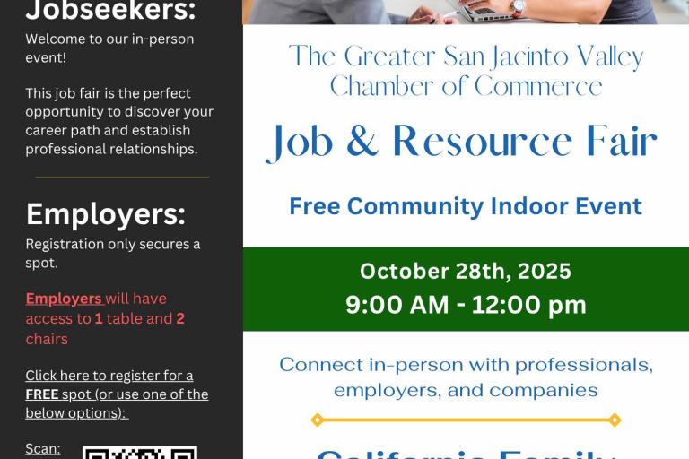 Hemet / San Jacinto Job Fair | Riverside County Workforce Development