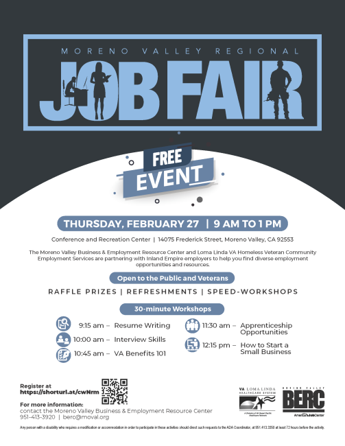 Moreno Valley Job Fair | Riverside County Workforce Development